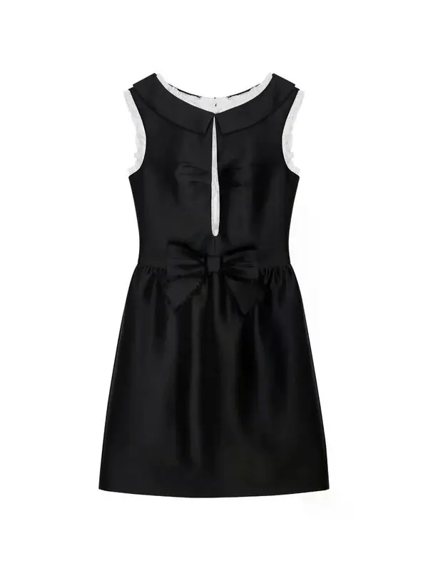 SHUSHU/TONG Bow-detail Ruffled Mini Dress