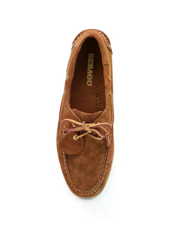 SEBAGO Portland Artisan Suede Boat Shoes - Brown