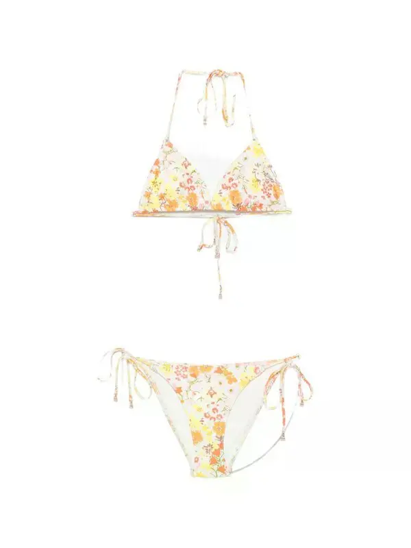 Zimmermann Solstice Floral-print Bikini