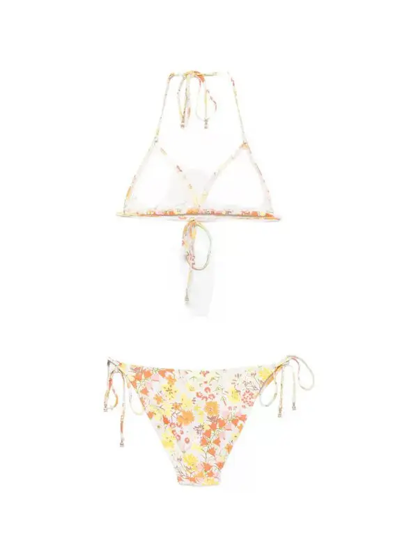 Zimmermann Solstice Floral-print Bikini