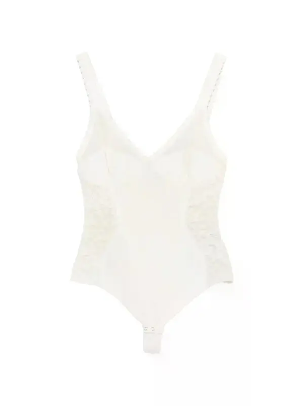 Elisabetta Franchi Lace-panelled Sleeveless Top