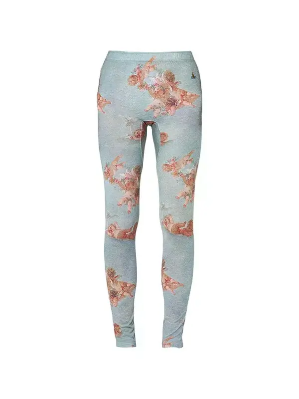 VIVIENNE WESTWOOD Graphic-print Leggings - Blue