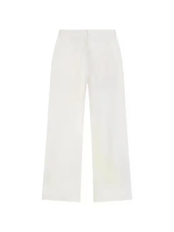RETORI Retro Gabardine Straight-leg Trousers