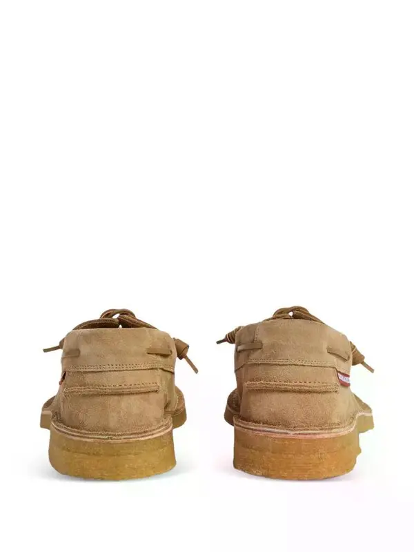 Dsquared2 Suede Knot-closure Boat Shoes - Neutrals