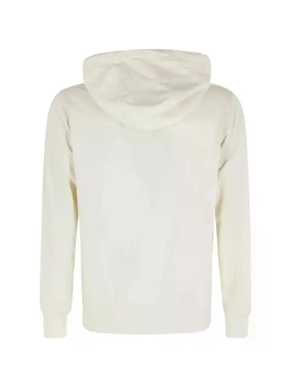 C.P. COMPANY Lens-detail Zip-up Hoodie - Neutrals