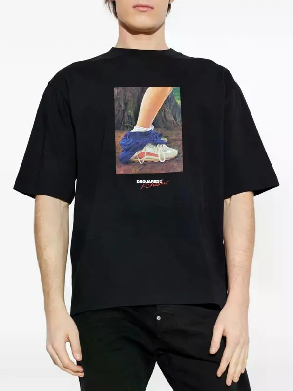 Dsquared2 X Felix Chesher Print T-shirt