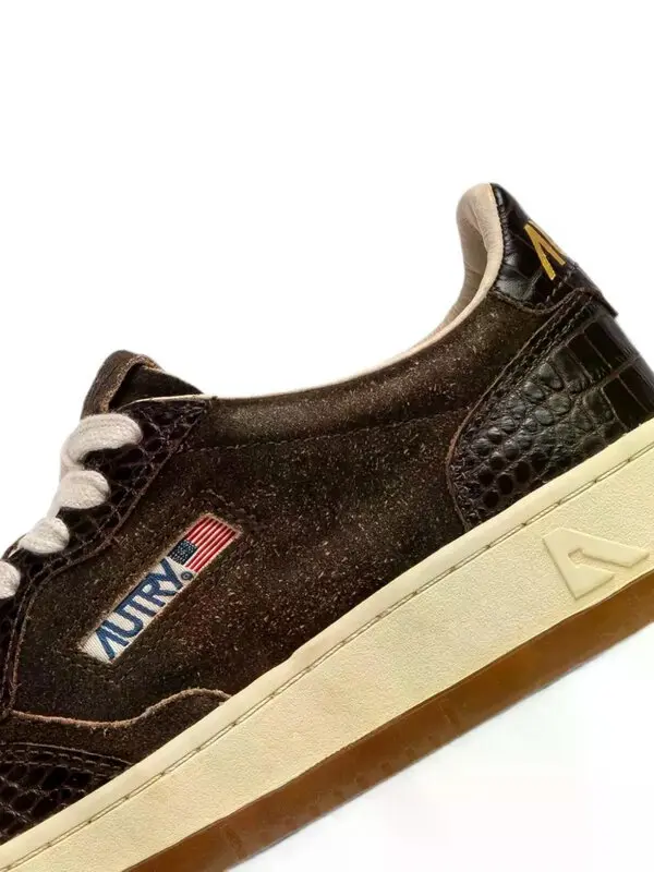 AUTRY Medalist Crocodile-effect Sneakers