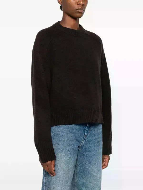 Soeur Will Raglan-sleeve Ribbed-trim Sweater
