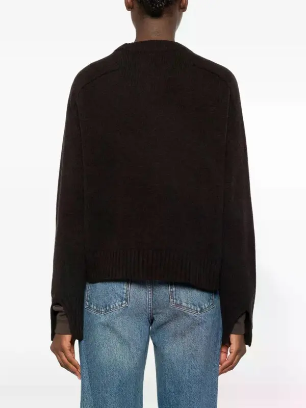 Soeur Will Raglan-sleeve Ribbed-trim Sweater