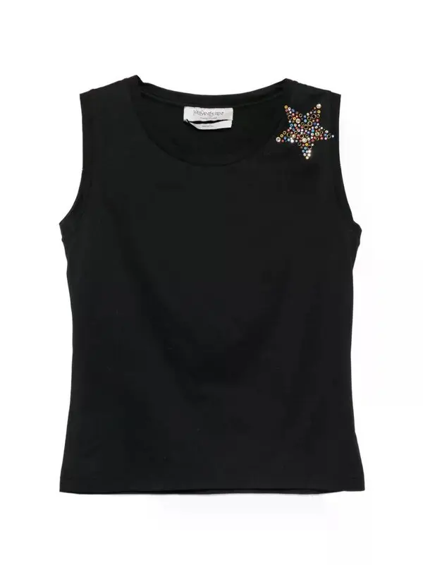 Saint Laurent Star Embellishment Tank Top