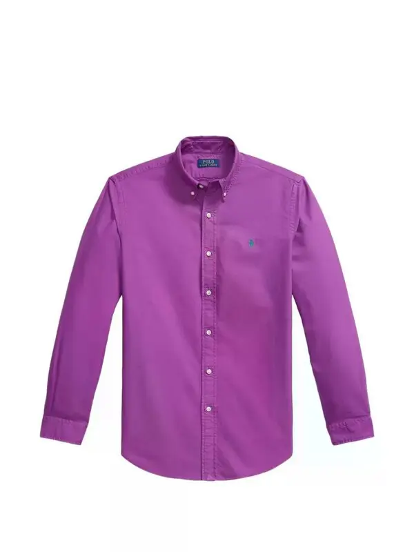 Polo Ralph Lauren Polo Pony Garment-dyed Shirt - Purple