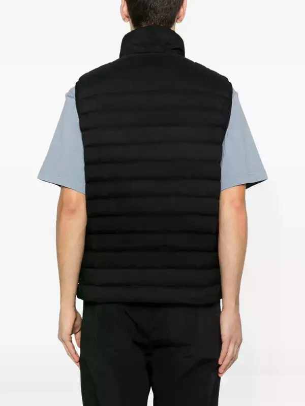 Stone Island Quilted Gilet - Black