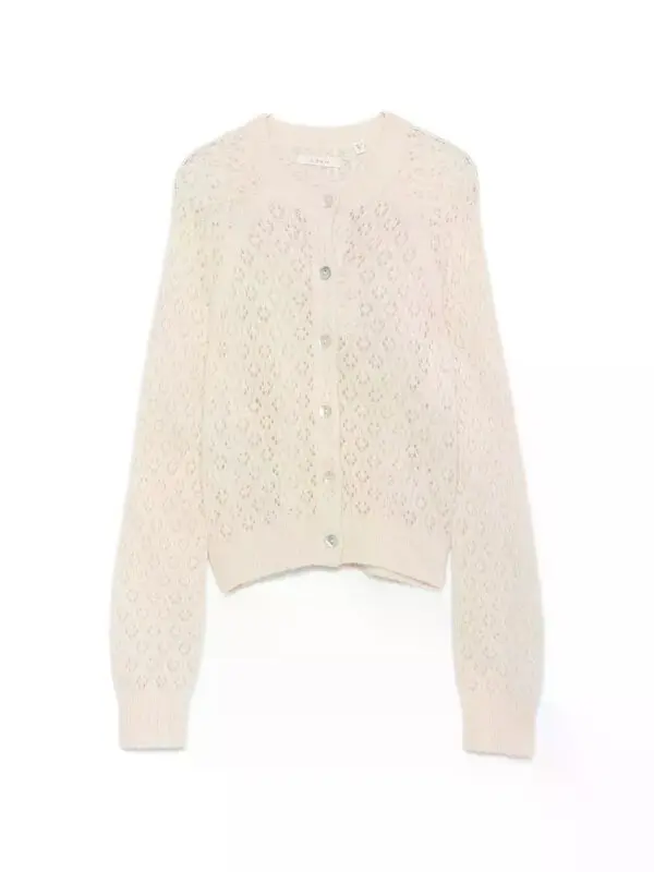 DÔEN Petra Pointelle-knit Cardigan