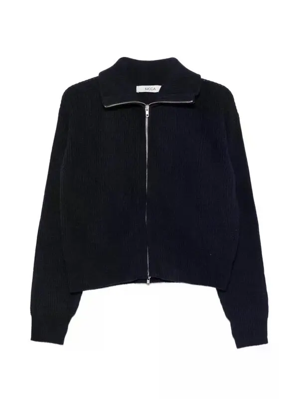 JUCCA Zip-up Cardigan - Blue