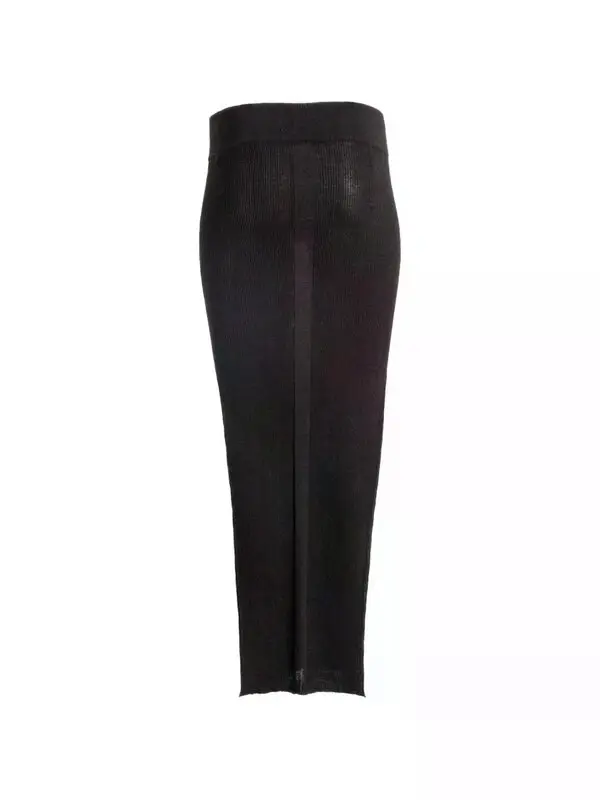 Rick Owens High-waist Maxi Skirt - Black
