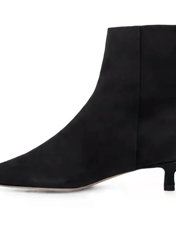 AeydĒ Sofie Pointed-toe Suede Ankle Boots