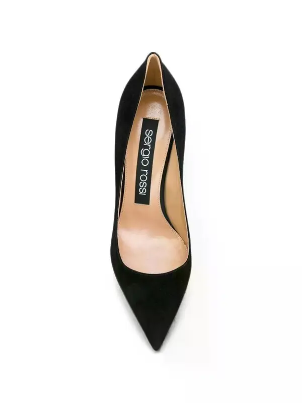 SERGIO ROSSI Godiva Suede Heeled Pumps
