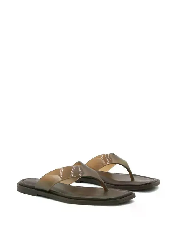 Rag & Bone Transparent Strap Square-toe Flip-flops