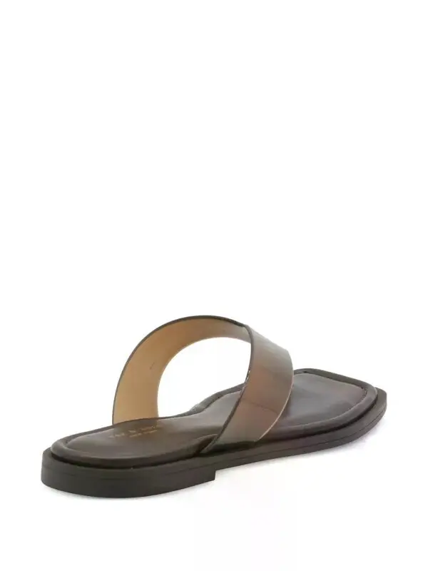 Rag & Bone Transparent Strap Square-toe Flip-flops