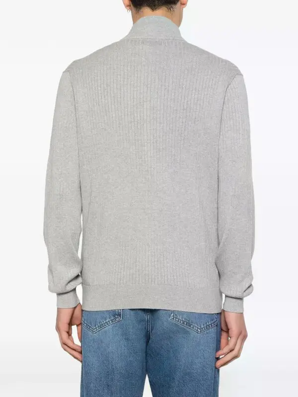 Polo Ralph Lauren Ribbed Knit Zip-up Cardigan