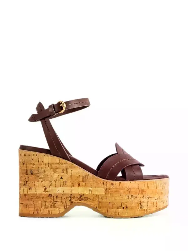 GIANVITO ROSSI Cork-platform Sandals