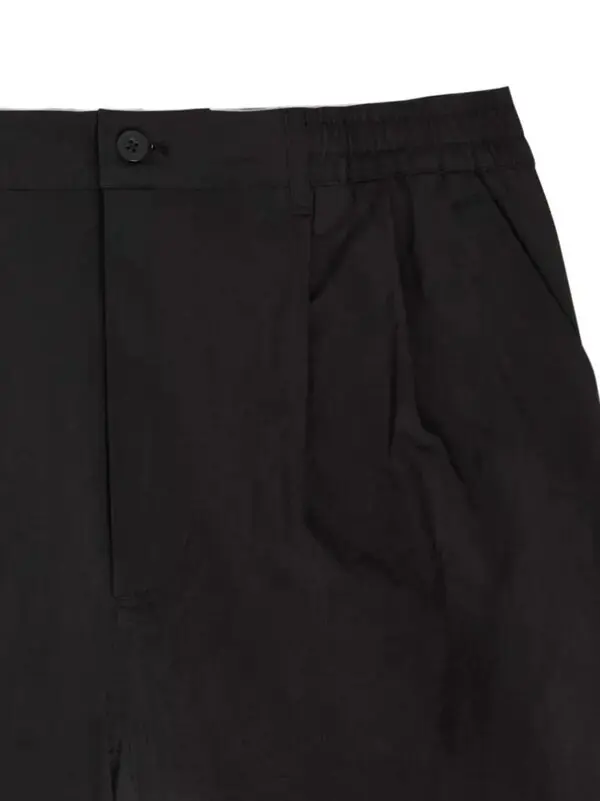 PICANTE Pleated Elasticated-waistband Shorts