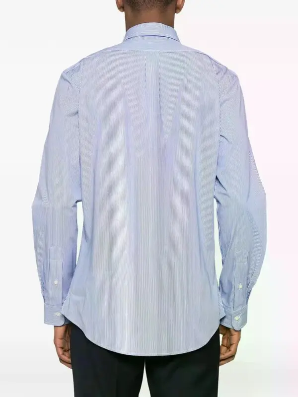 Polo Ralph Lauren Polo Pony-embroidered Striped Shirt - Blue