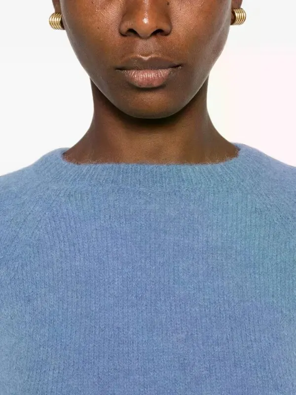 BASE Ribbed Round Neck Pullover