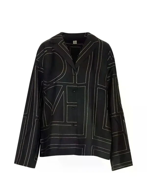 TOTEME Monogram-print Shirt