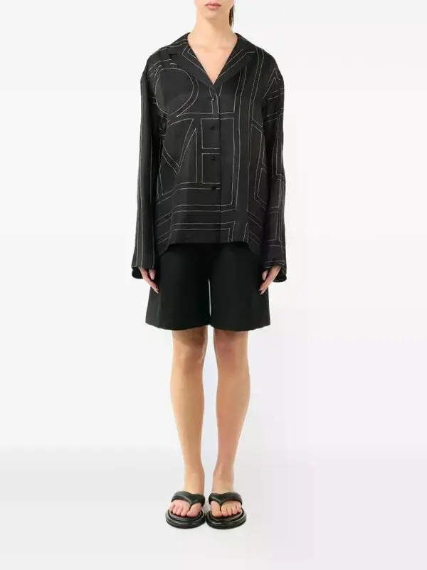 TOTEME Monogram-print Shirt