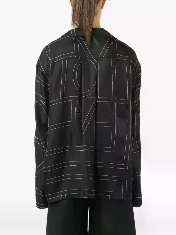TOTEME Monogram-print Shirt