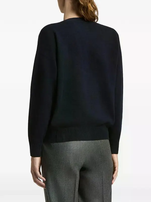 Peserico Bead-embellished V-neck Jumper