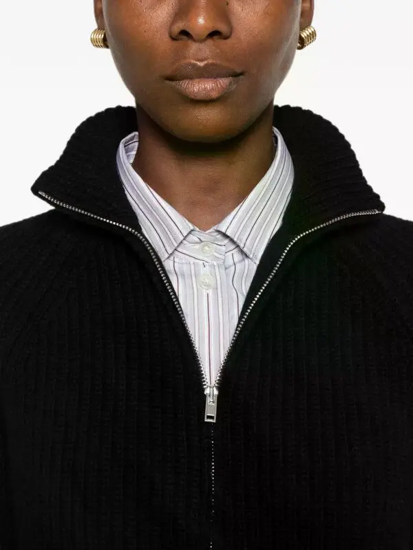 BASE Zip-fastening Cardigan