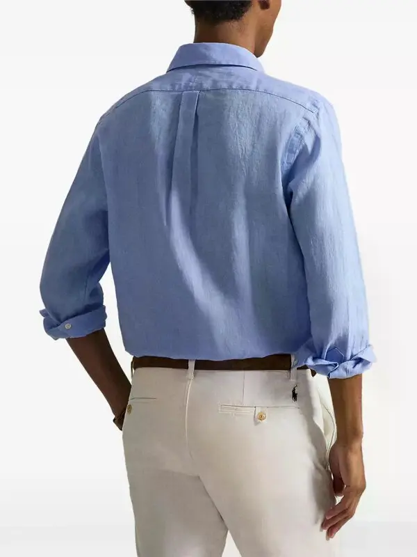 Polo Ralph Lauren Signature Polo Pony Motif Shirt - Blue