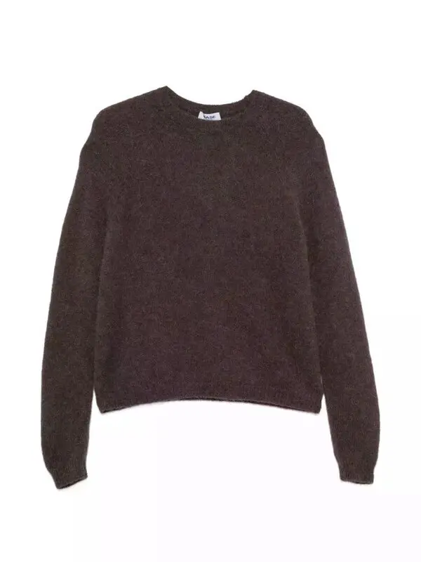 BASE Round-neck Sweater - Brown
