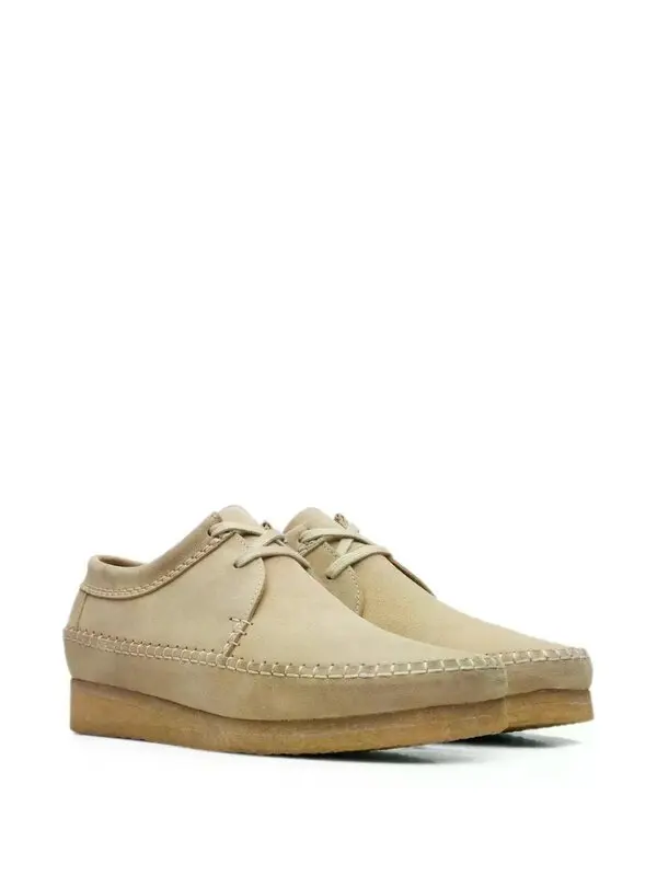 Clarks Weaver Lace-up Derby Shoes - Neutrals