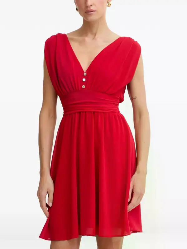 MORGAN Pleated Mini Dress