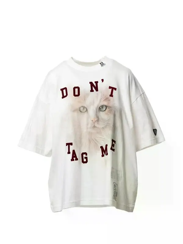 Mihara Yasuhiro Printed Cat T-shirt - White