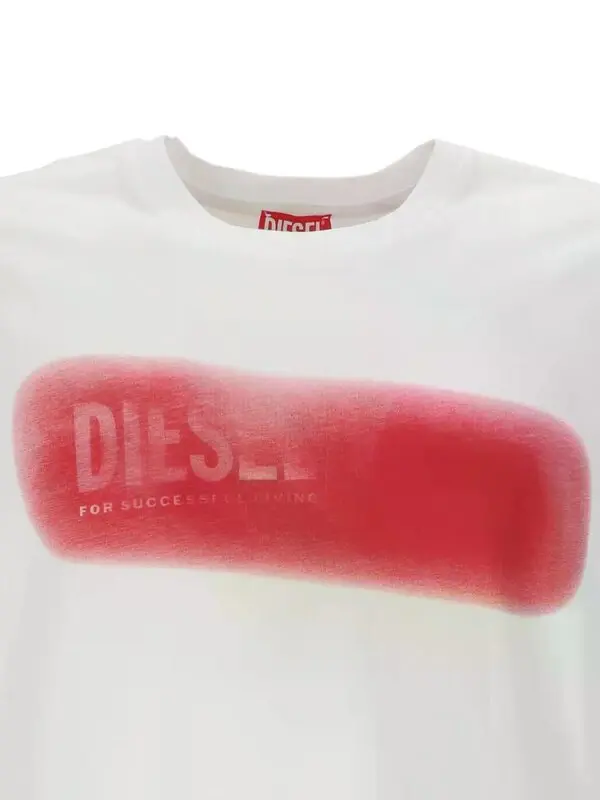 DIESEL® Spray-paint Logo-print T-shirt