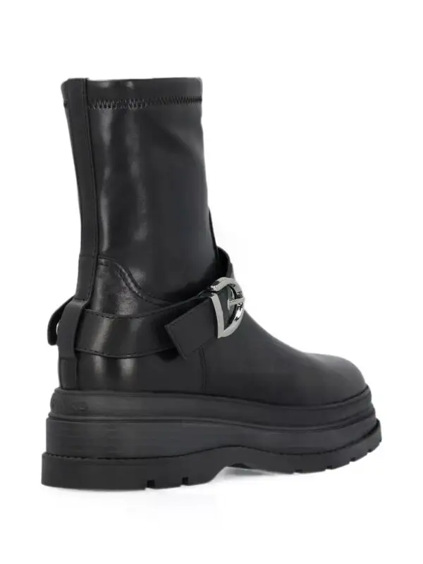 Pinko Logo-strap Buckle-fastening Boots