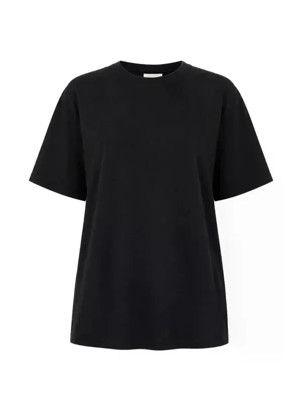 Khaite Crewneck Short-sleeved T-shirt - Black