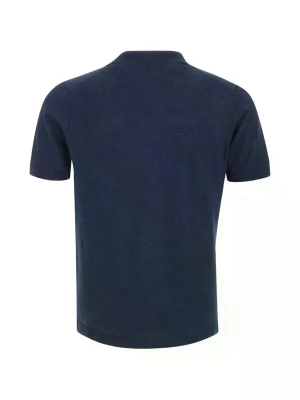 DELLA CIANA Open-collar Short-sleeve T-shirt