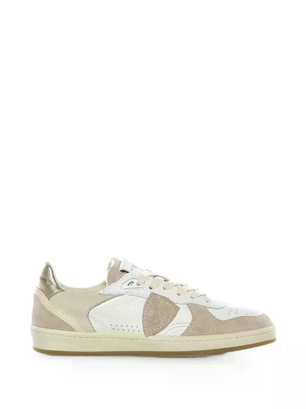 Philippe Model Pgal Panelled Leather Sneakers - Neutrals