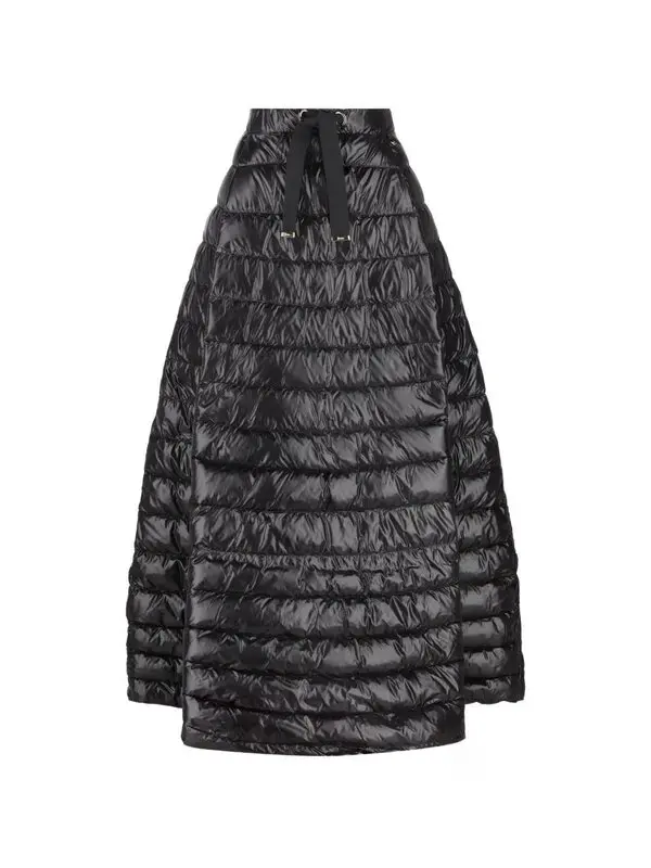 Herno Quilted Drawstring Maxi Skirt