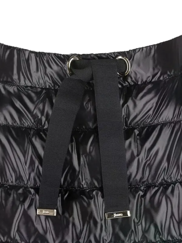 Herno Quilted Drawstring Maxi Skirt