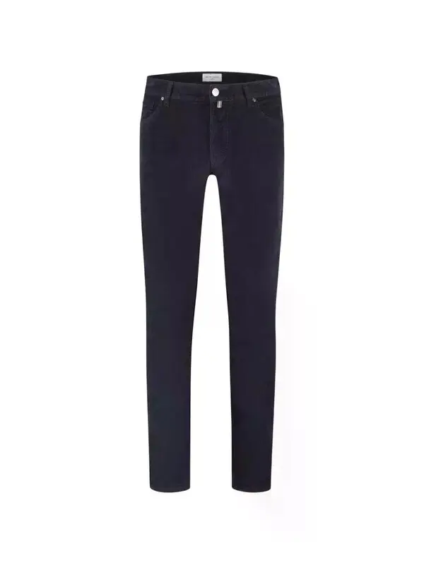 Jacob Cohen Corduroy Slim-fit Trousers - Blue