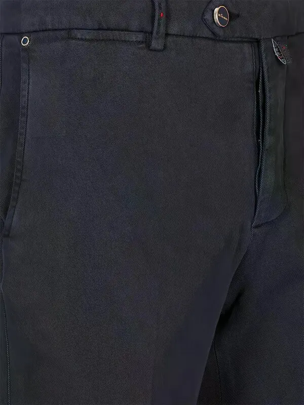 Kiton Logo-patch Button-fastening Trousers