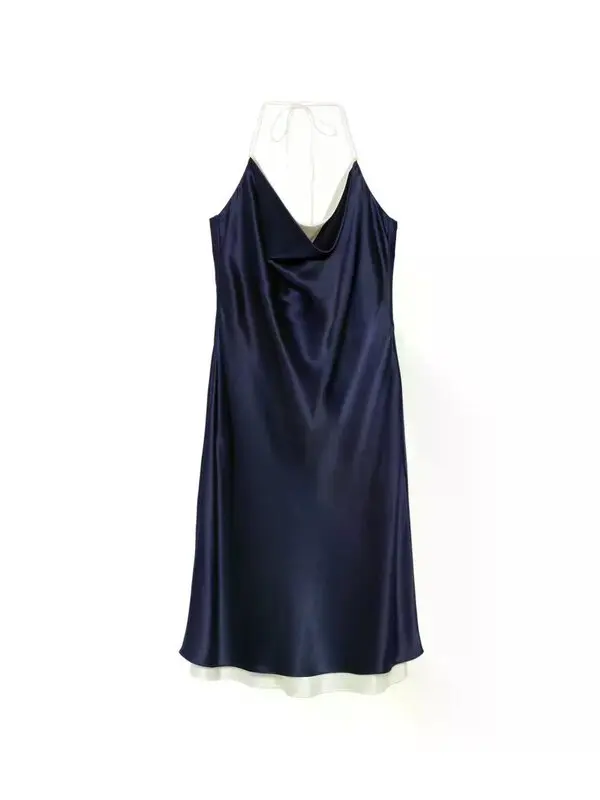Tove Joss Cowl-neck Midi Dress - Blue