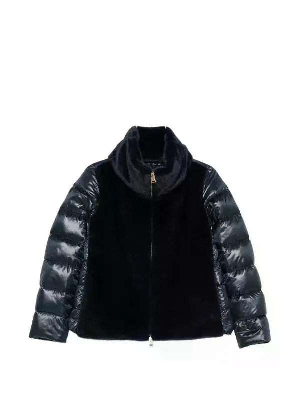 Herno Quilted Faux-fur Jacket