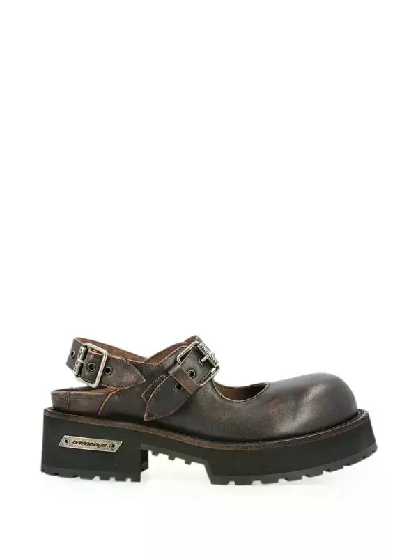 Balenciaga Venom Leather Mules
